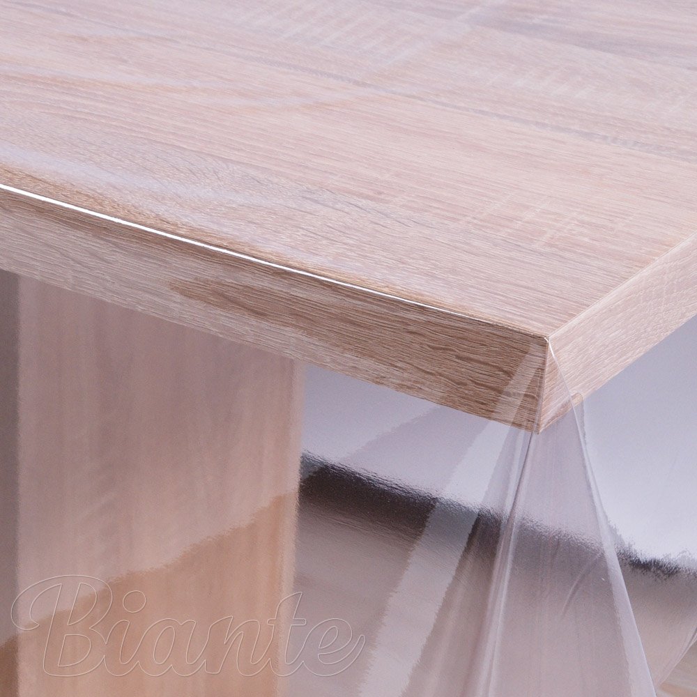 Průhledný PVC ubrus hladký bez vzoru tl. 0,20 mm PV-159 - metráž š. 140 ...