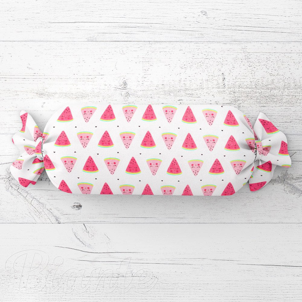 Dětský polštář válec bonbon Sandra SA-317 Melounky na bílém od Biante.cz